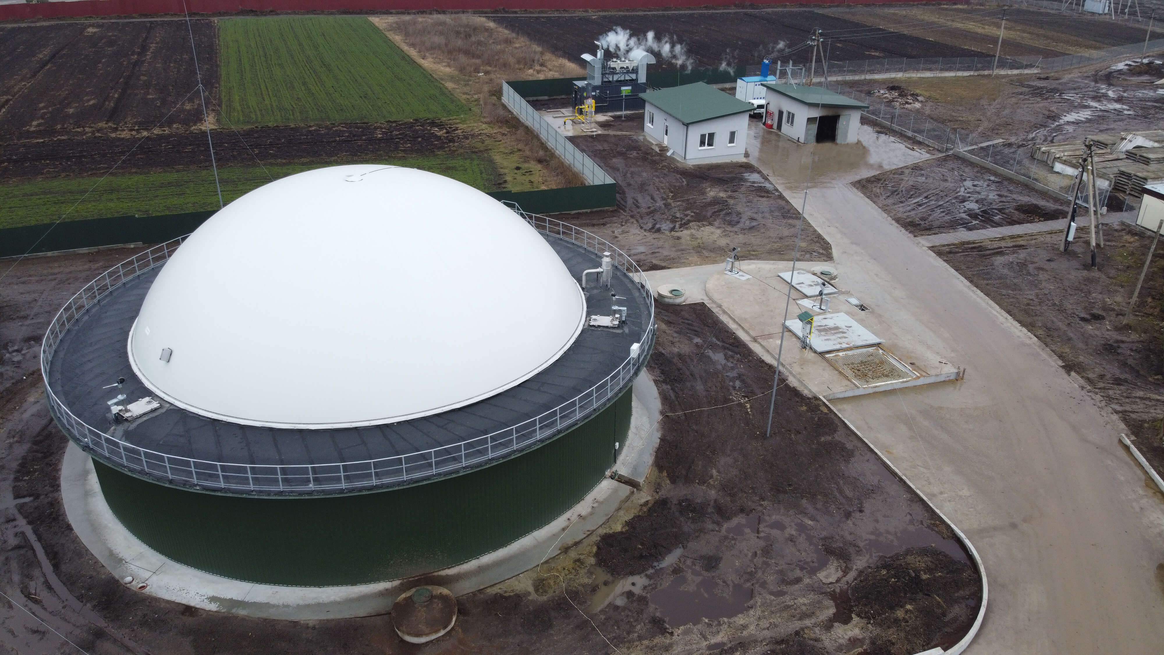 Un impianto di biogas da 528 kW ha iniziato a generare elettricità.